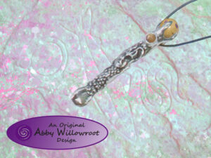 Shaman Wand Pendant - Pewter -MV13P - Willowroot Wands